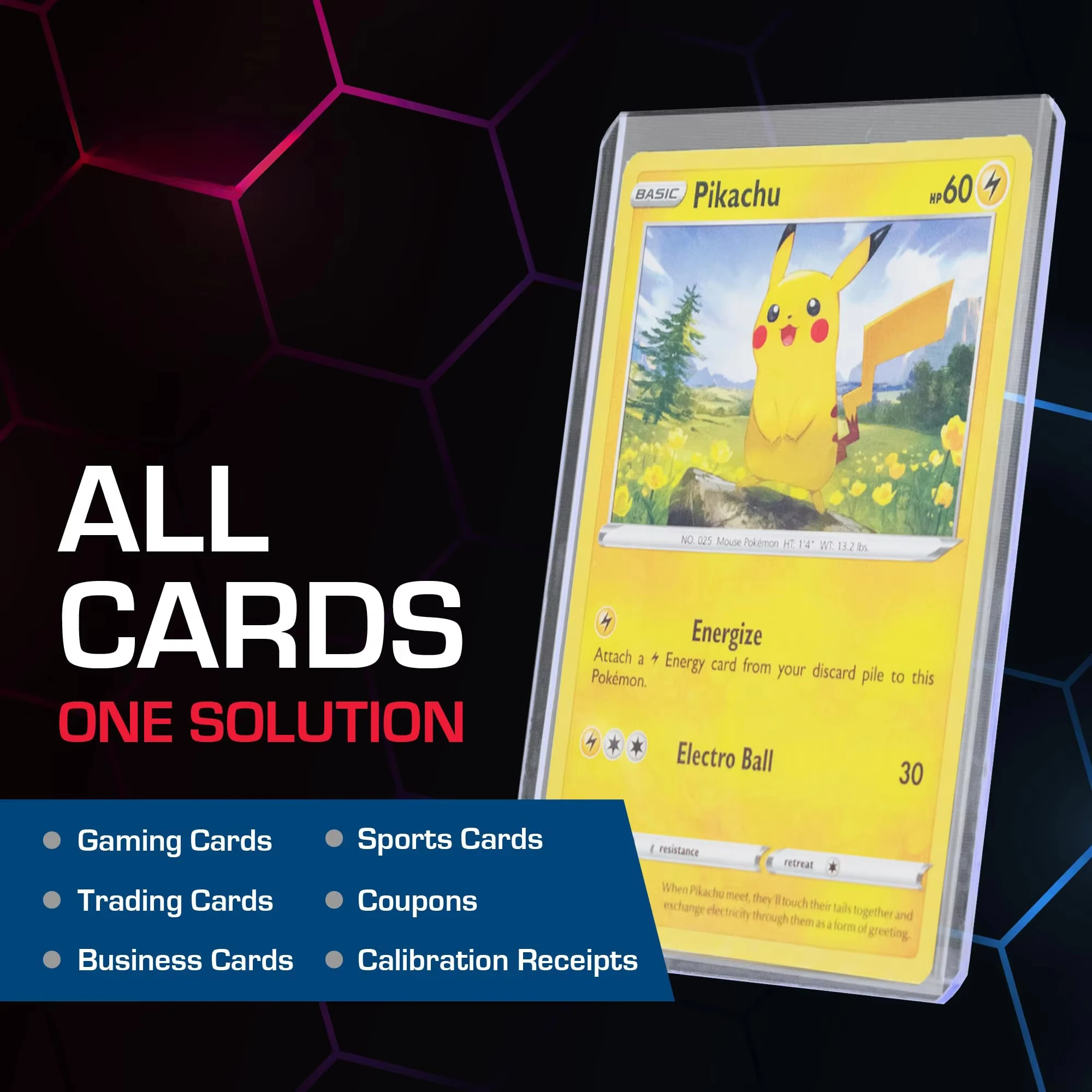 35PT 3 X 4 Top Loader Card Holder for Sports & Trading Cards