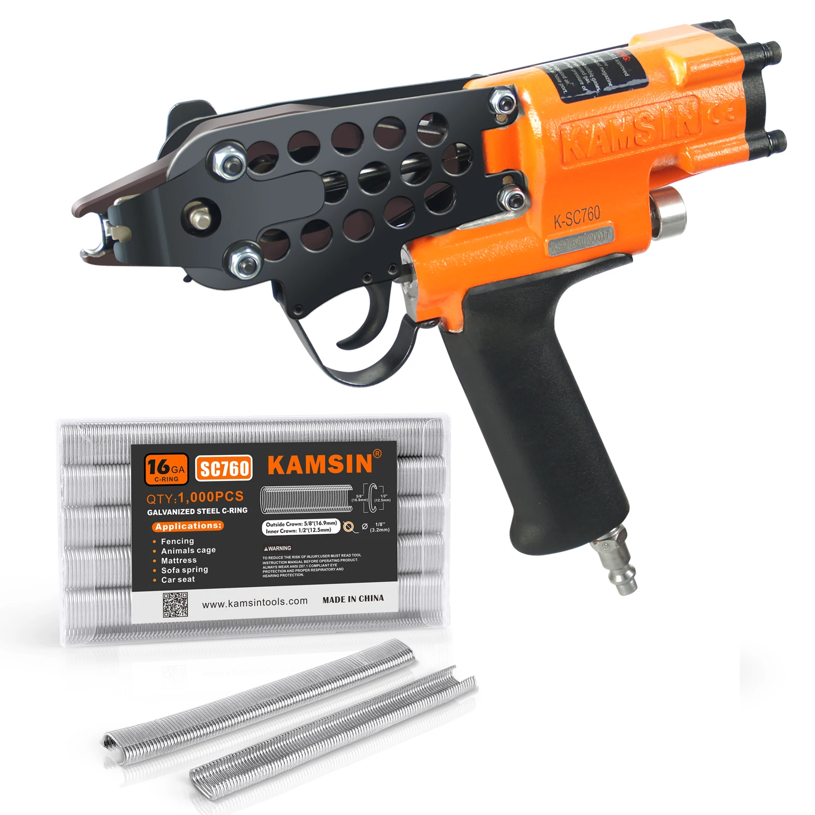 Kamsin Sc760 Air Hog Ring Plier C Clips For Car Seat Animal Cages ...