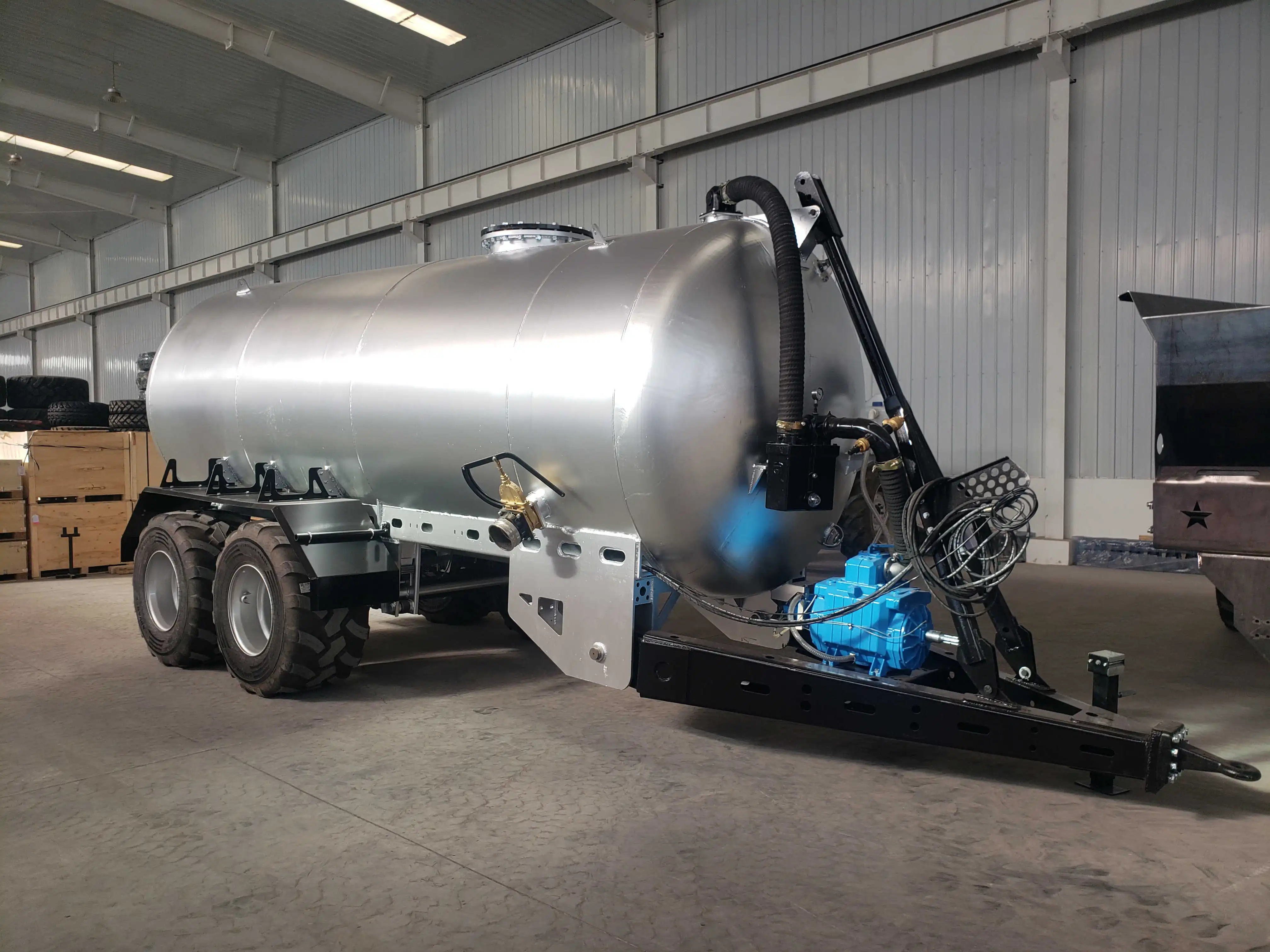 10CBM Tractor Trailed Slurry Tanker Liquid Fertilizer Spreaders for ...
