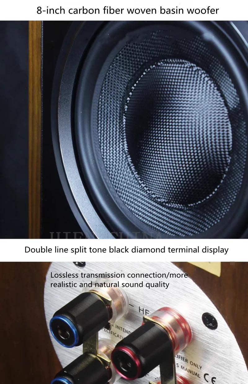 Dhy-07 Dual 8-inch Three Frequency Loudspeaker Horn Speaker Household ...