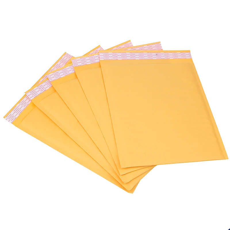 Creatrust Custom Kraft Bubble Envelopes Plum Color Printed Poly Padded ...