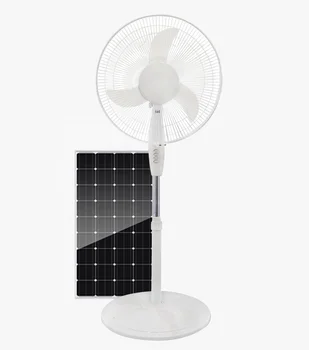 16 Inch Solar Electric Fan Solar Rechargeable Fan Dc Fan With Solar ...