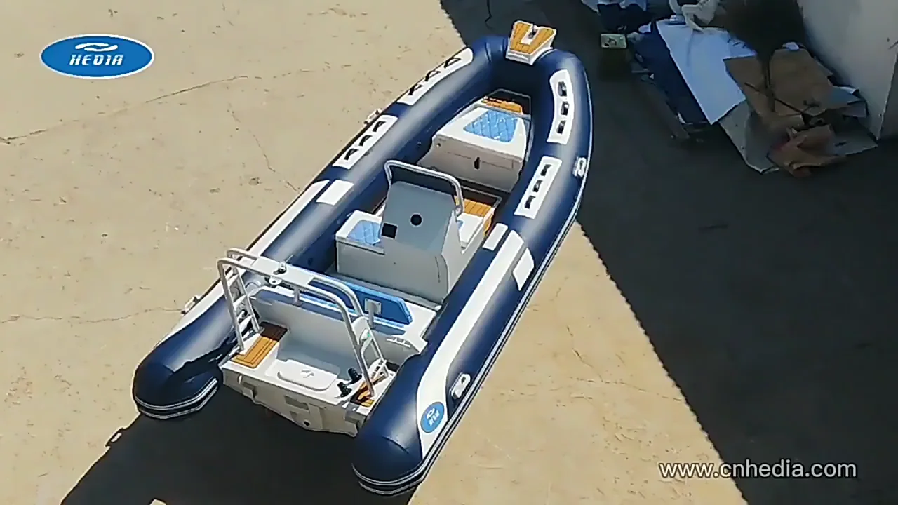 Hedia 4.8m 16 Feet Rigid Aluminum Hull Inflatable Boat Hypalon Rib 480 ...