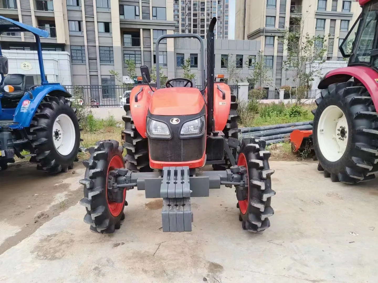 Kubota Used Tractor Agricultural 4wd 70hp Farm Diesel Belt Drive Walking Garden Compact Tractor ...