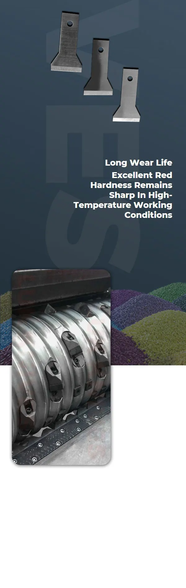 EREMA Pelletizing Blades for Plastic Recycling - Durable, High ...