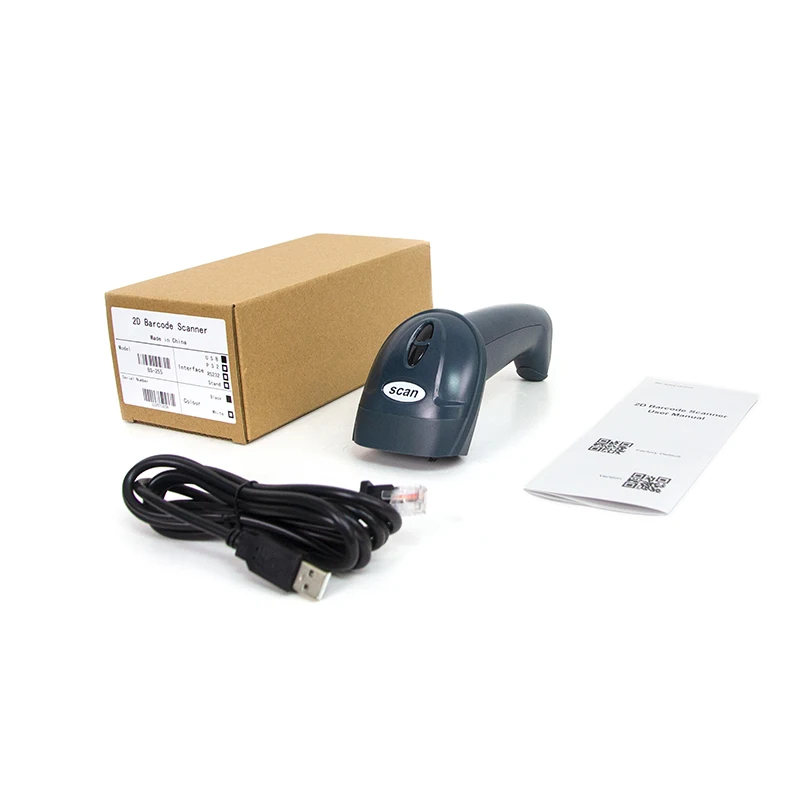 Ps2/rs232/usb Bi-Directional Red Light Barcode Scanner