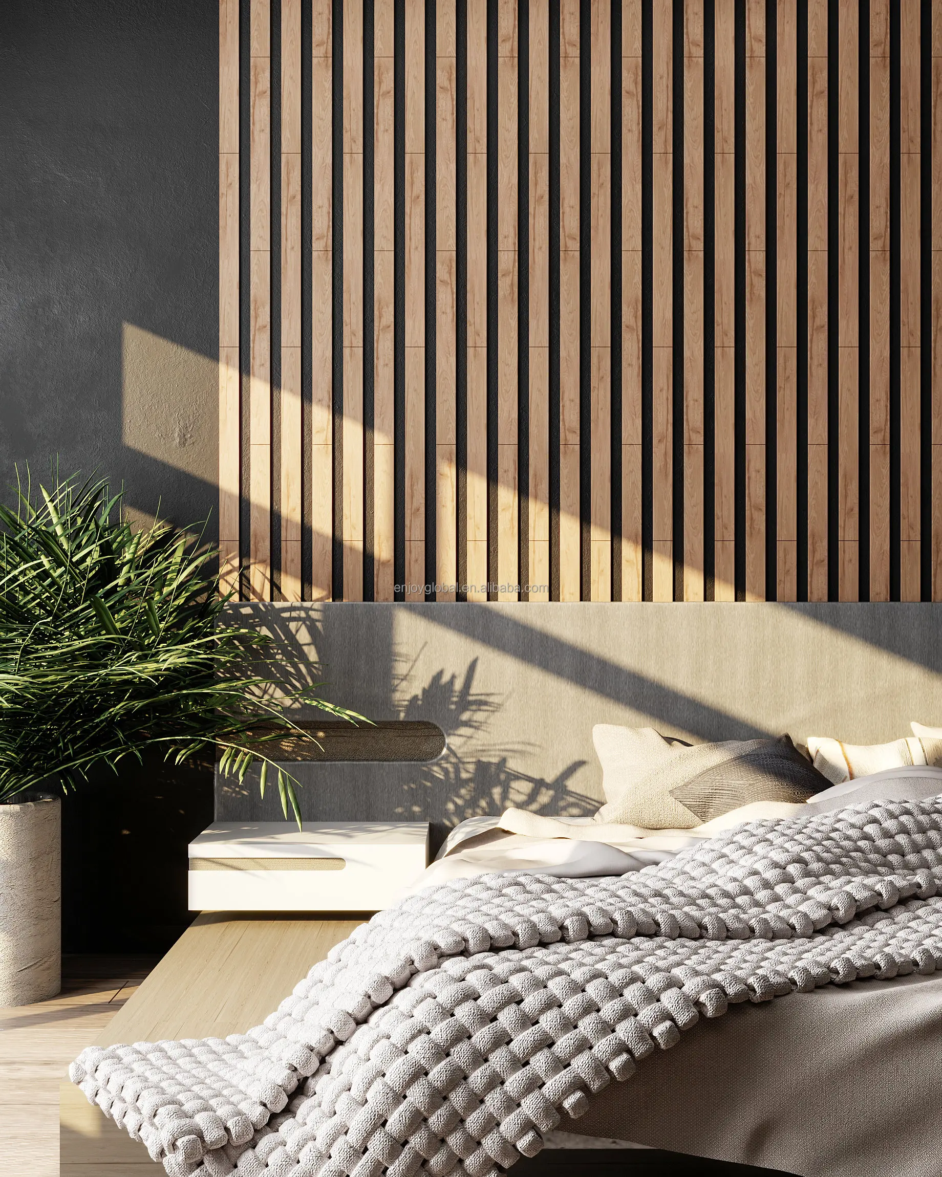 Akupanel Acoustic Slat Panel Wood Akustik Panel Wood Modern Interior ...