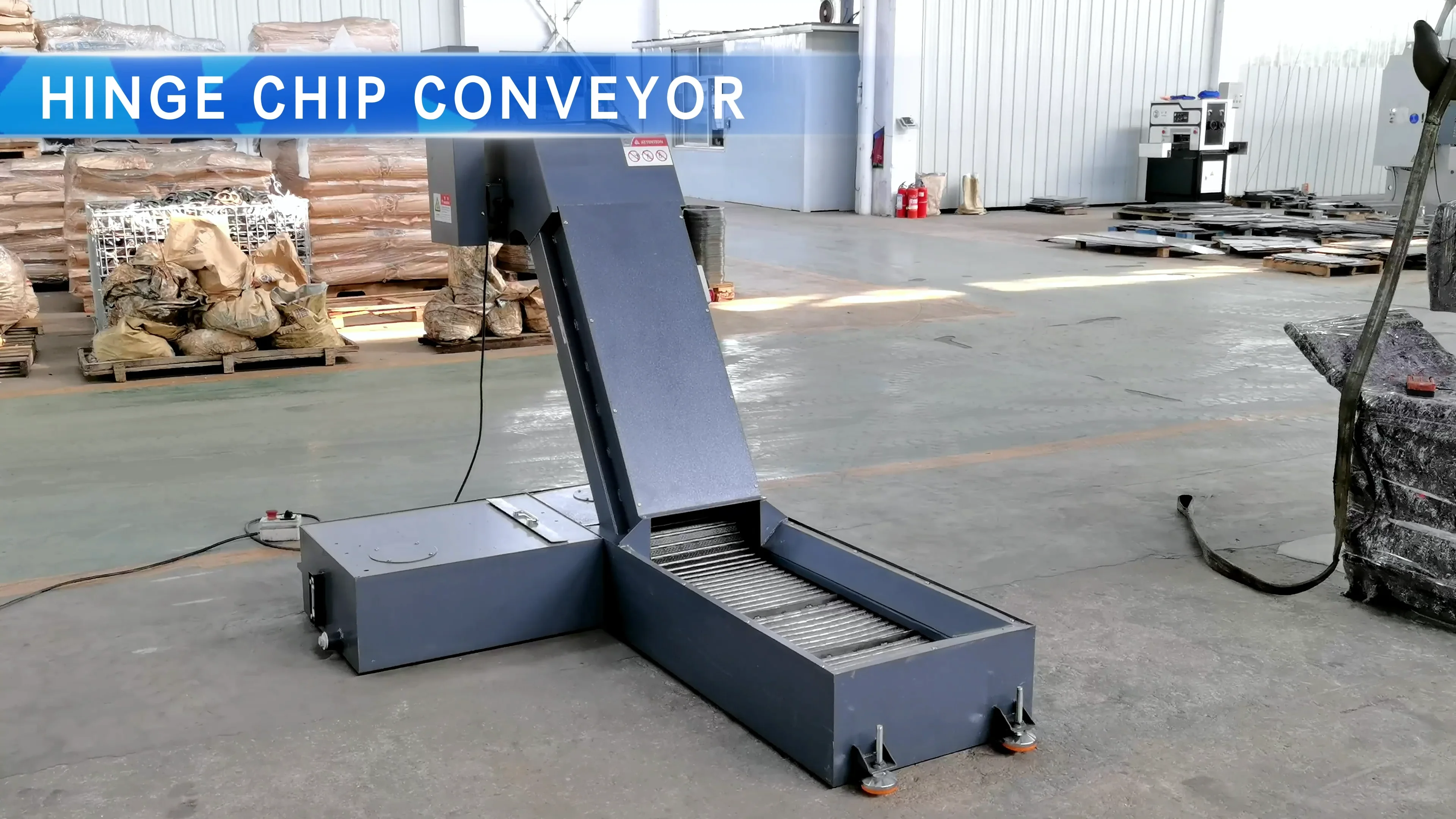 Top Sale Flexible Conveyor Machine Metal Filing Chip Conveyor Cnc ...