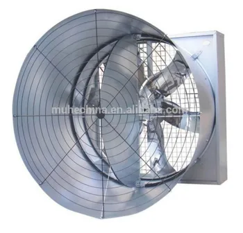 Explosion-proof Large Wall-mounted Cone Exhaust Fan Smoke Ceiling Wind ...