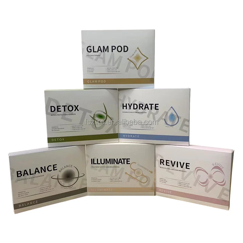 CO2 Easy to Use Glam Detox Hydrate Pod Balance Revive Serum