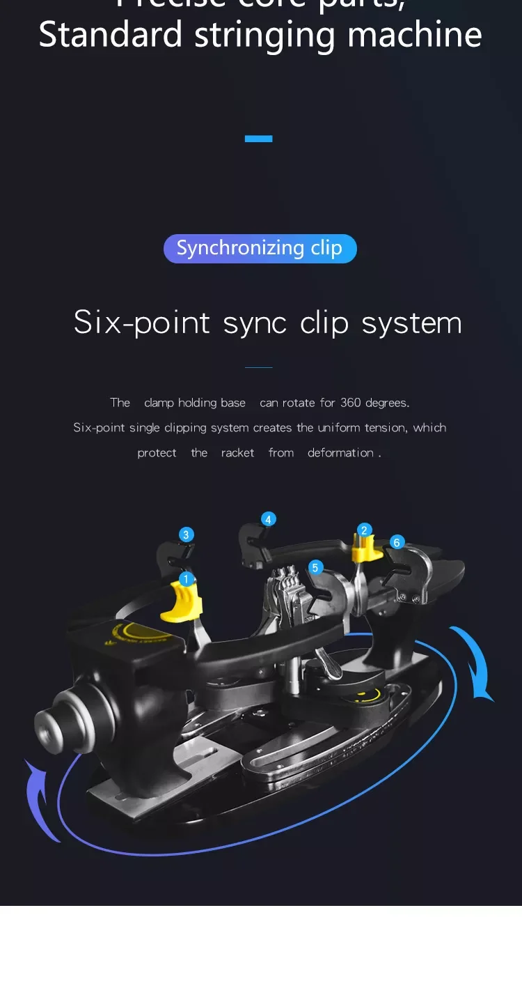 Computer Stringing Machine for Badminton and Tennis Rackets