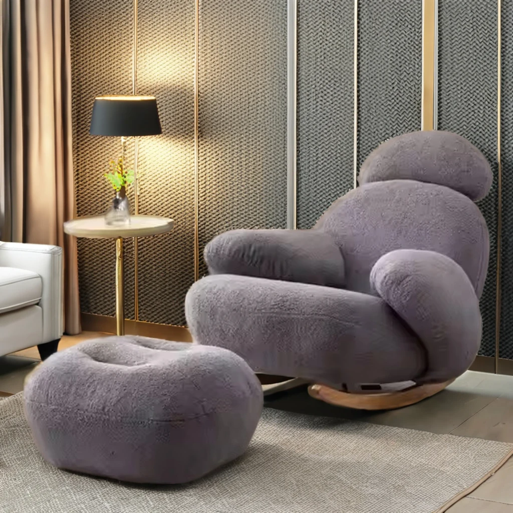 Modern Fashion H-Shape Fabric Chair with Italian Genuine Leather Good ...