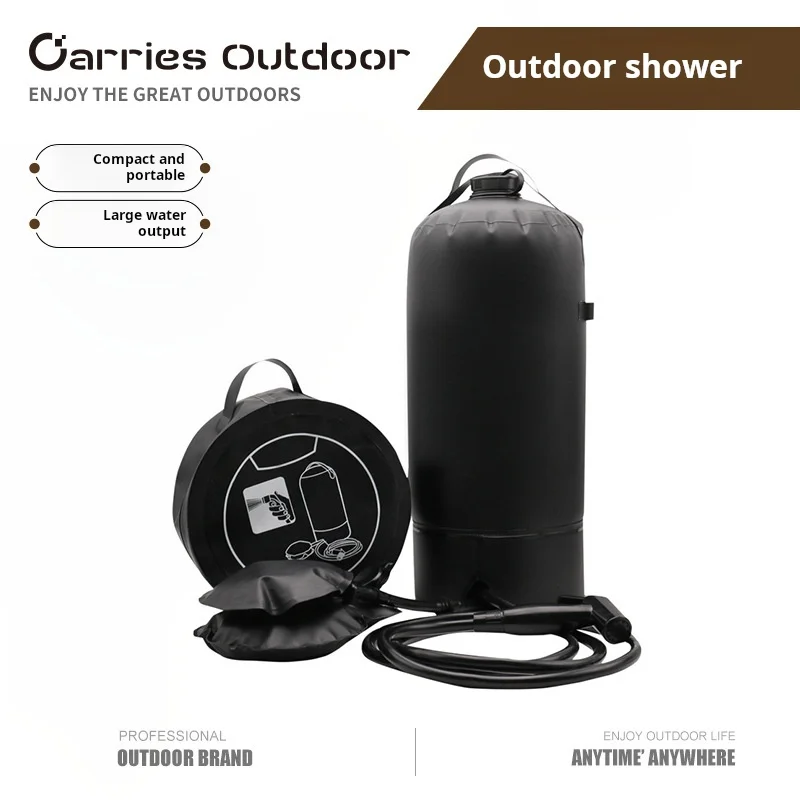 Outdoor automatic inflatable shower foldable and portable lightweight ...