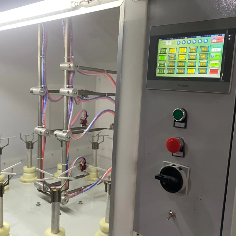 12 Stations Pottery Spray Booth - Efficient Glazing Machine