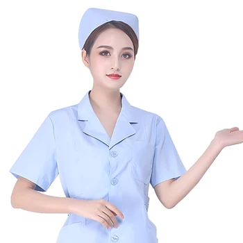 Hospital Medical White Lab Coat Caps For Female Student Nurses Plain ...