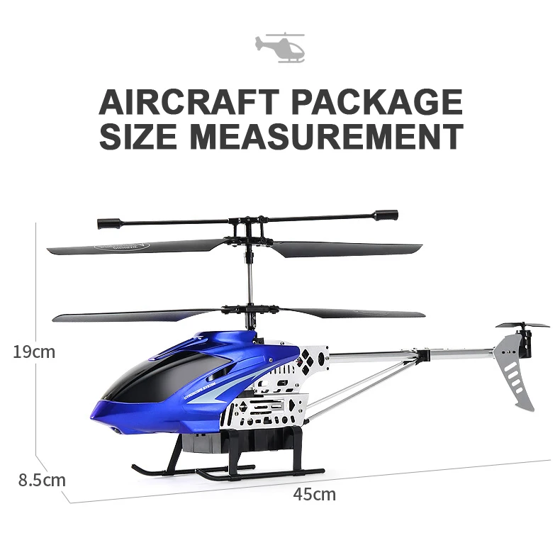 DWI 2.4G 3.5CH Super Large Metal RC Helicopter - 50CM