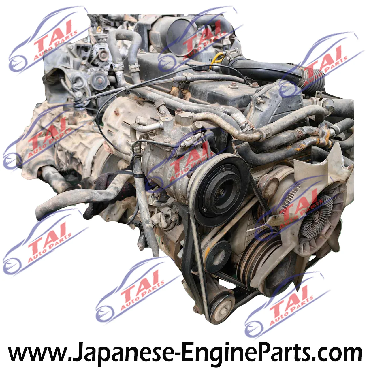 Original Used Complete 3l Engine With Gearbox For Toyota Landcruiser ...