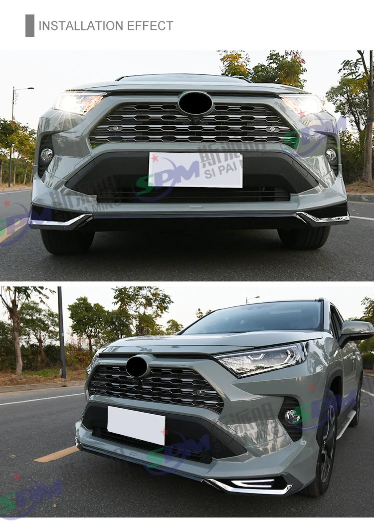 SPM Factory Direct Front Rear Bumper Guard Protector for toyota RAV4 ...