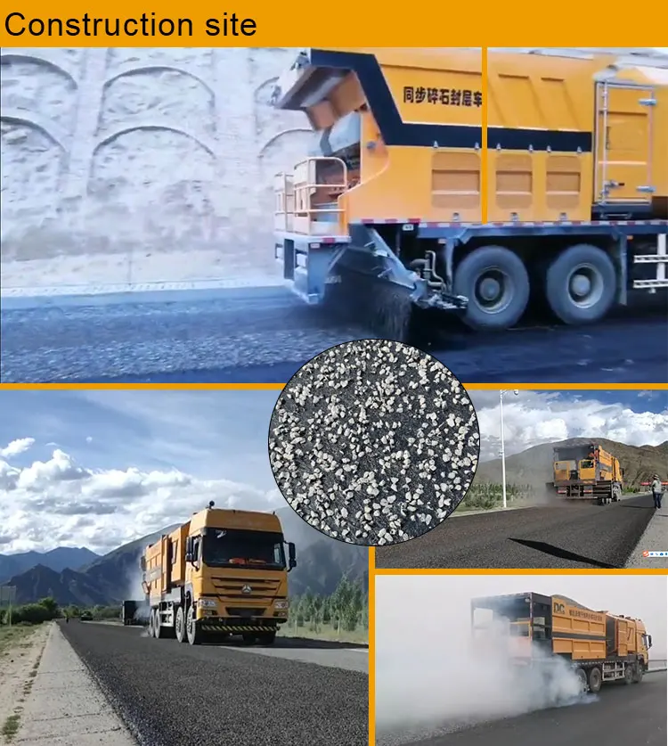 6x4 Rubber Asphalt Layer Truck Asphalt Trucks Asphalt Synchronous Chip ...