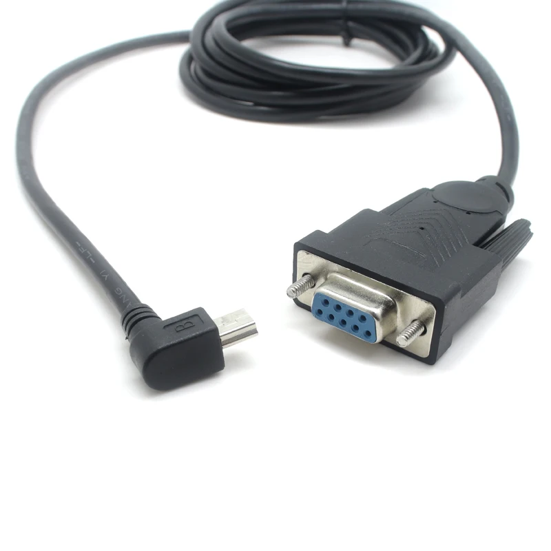 Db9 Female Ftdi To Mini Male 90 Degree Bend Cable - Buy Usb To Rs232 ...