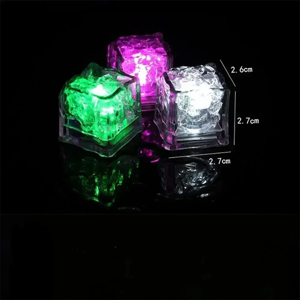 Best Led Glow Ice Cube Fast Slow Flashing Led Lights Glitter Light up ...