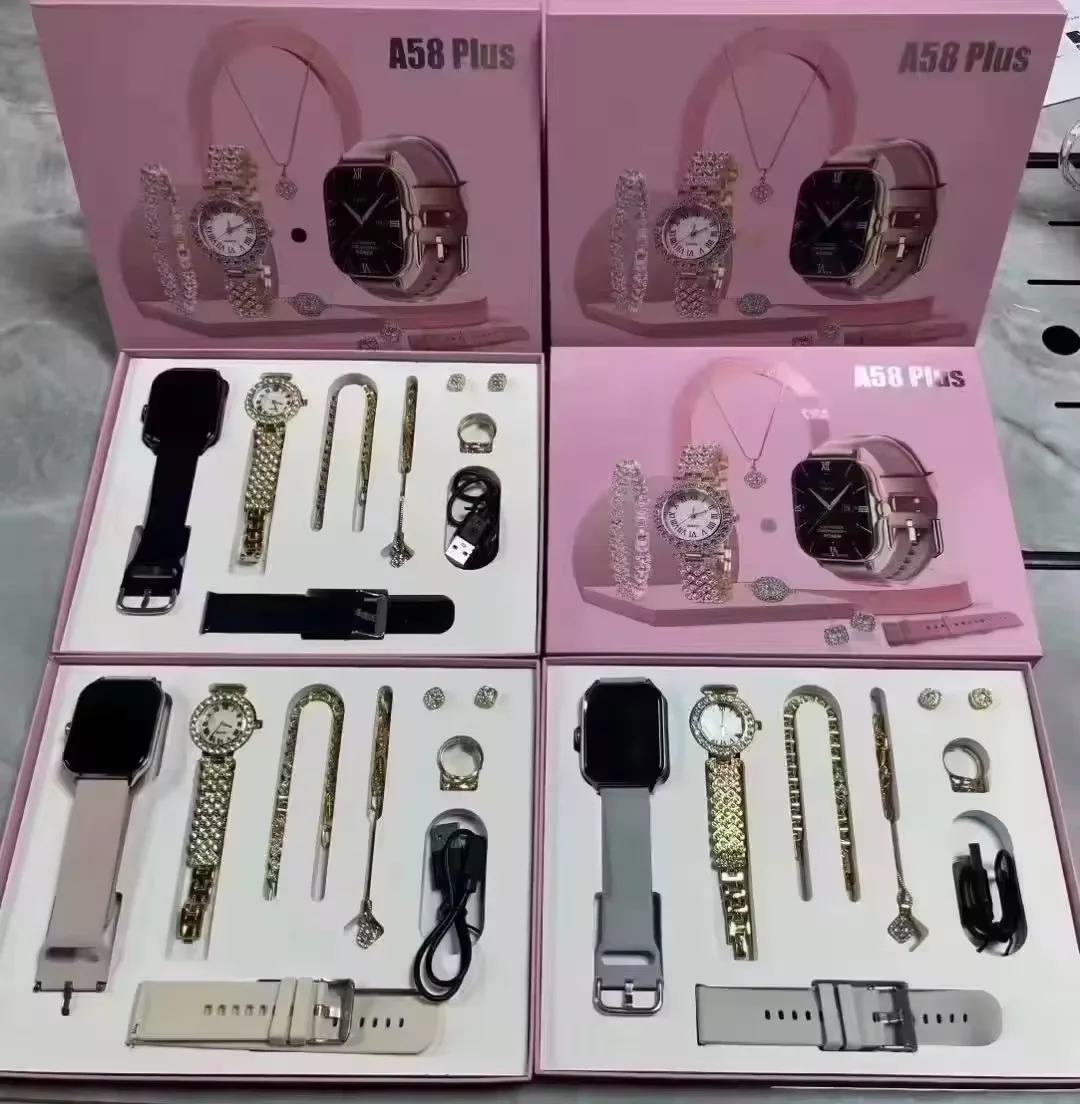 A58 Plus Smartwatch Suit Hot Selling Double Watches Men Women Smart ...