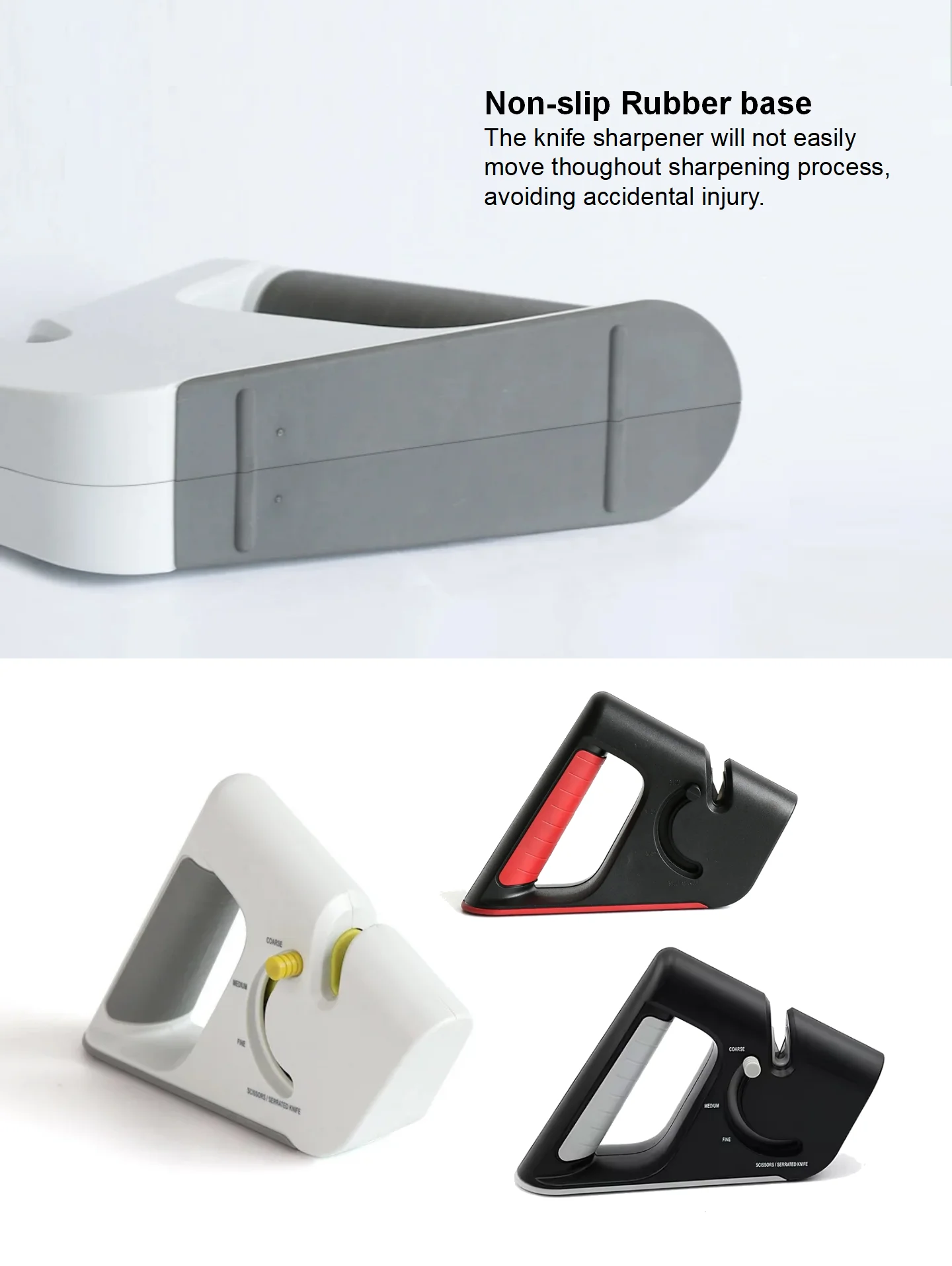 4 Stages Multifunctional Knife And Scissor Sharpener Diamond Ceramic ...