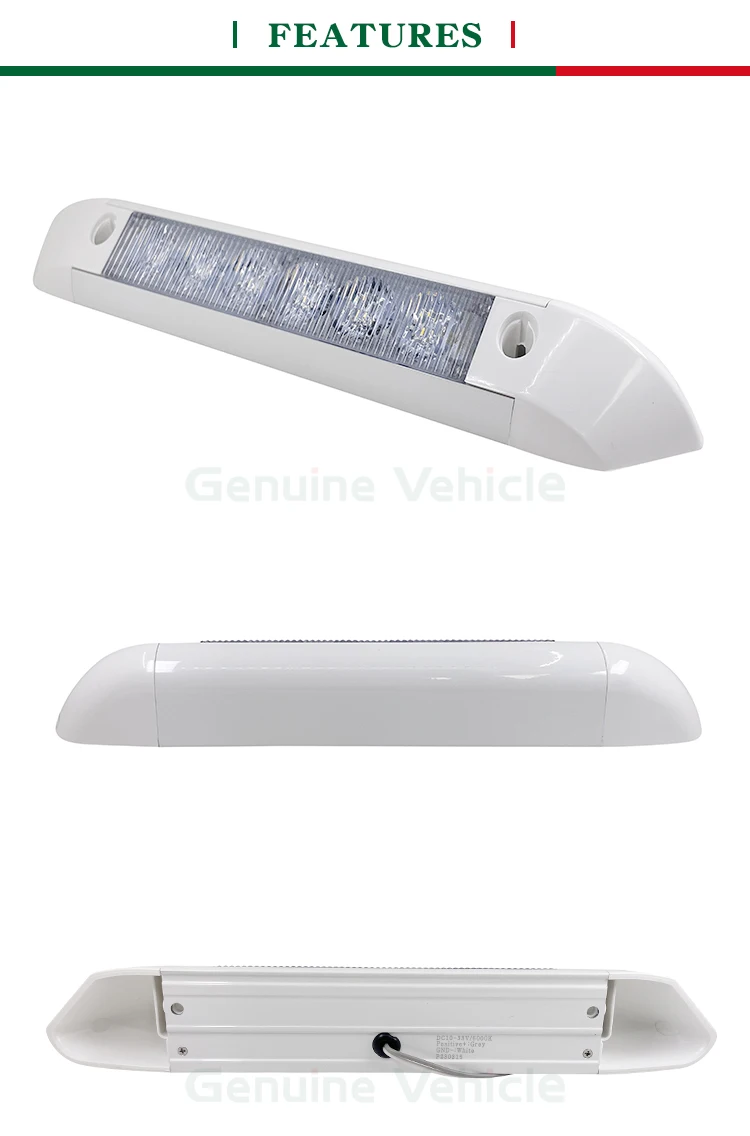 Genuine Vehicle 12v Rv Led Exterior Wall Porch Lamp Roof Light Trailer ...