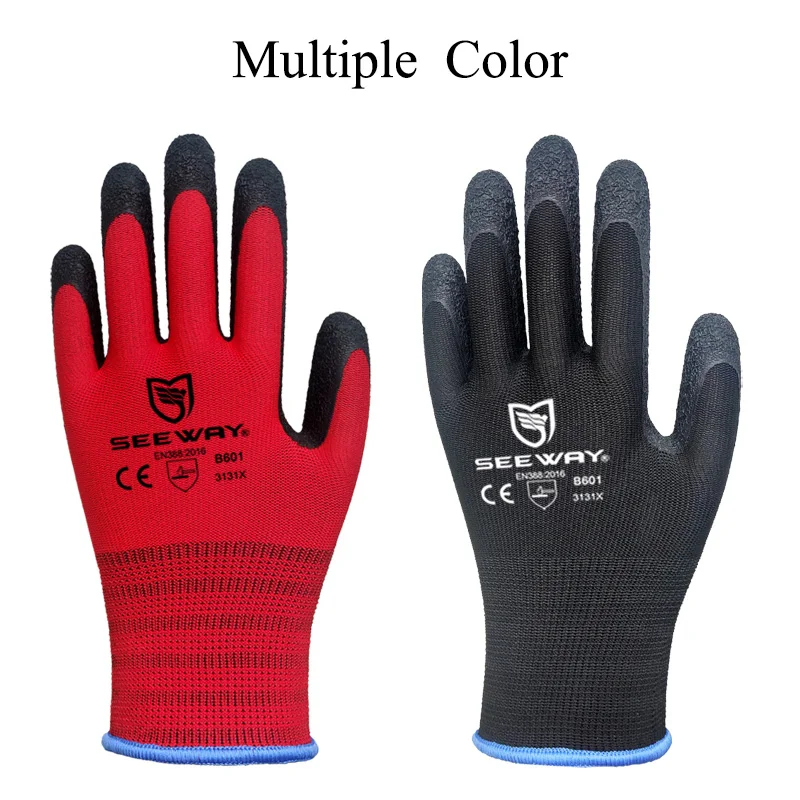 Seeway Latex Palm Coating Work Gloves - Buy Handler Gloves With Latex ...