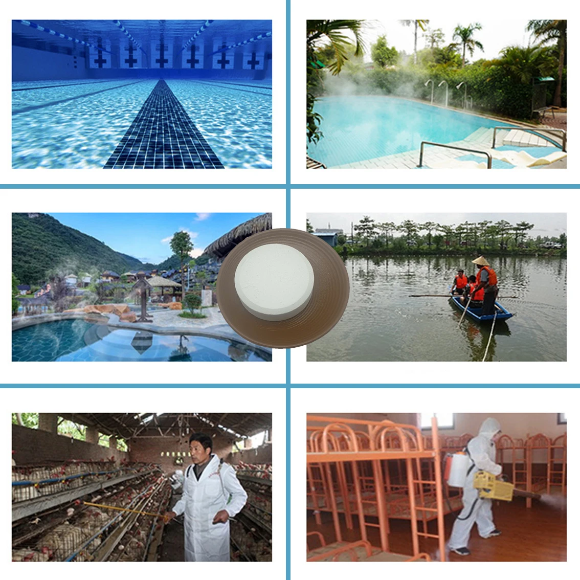 Individually Wrapped High Effective 90% Swimming Pool Cleaning Chemical ...