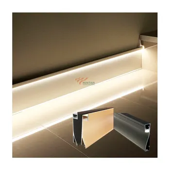 New Design Plinth Baseboard Led Strip Lights Aluminum Channel For Wall ...