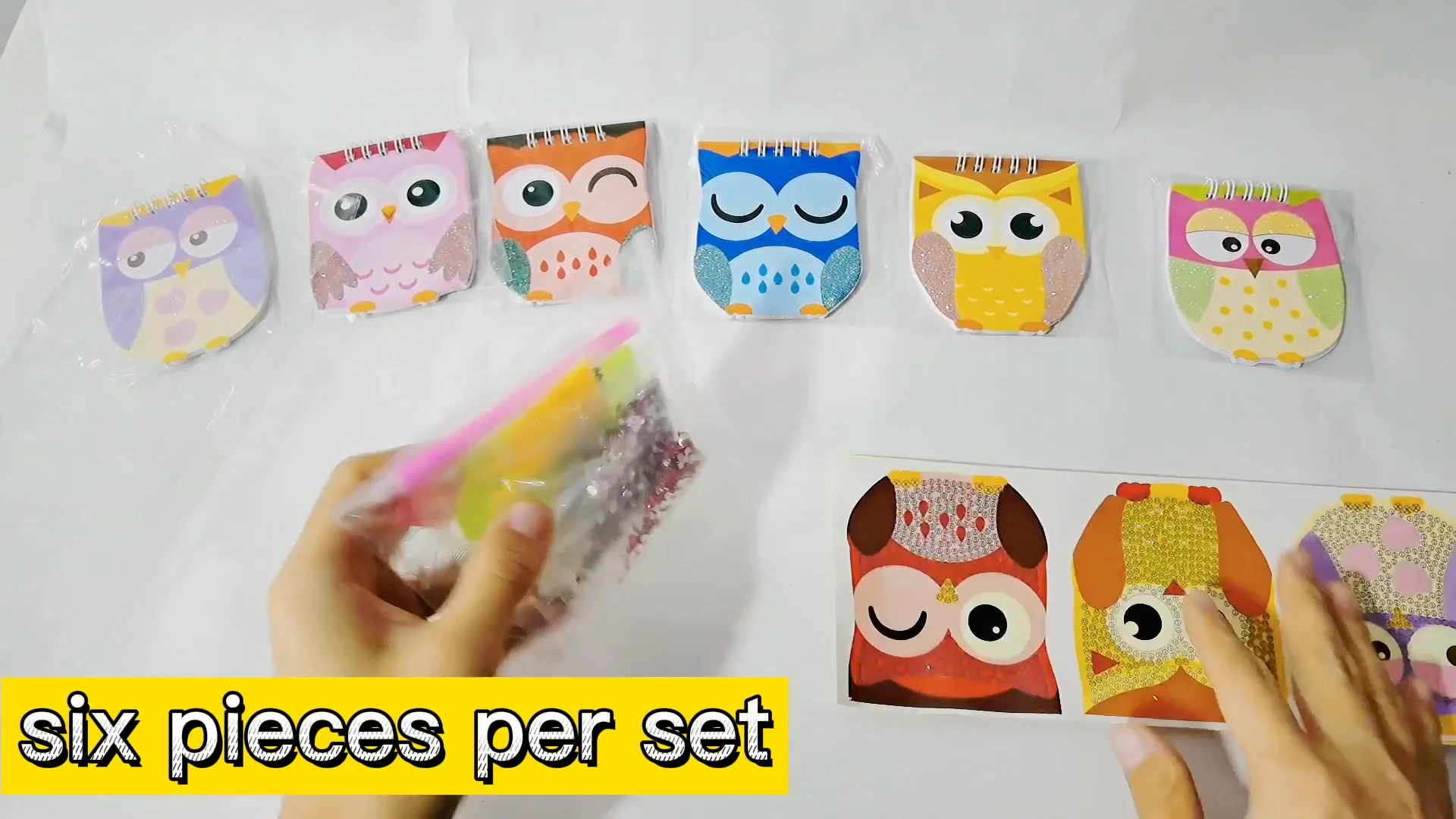 Diy Handpainted Diamond 3d Cute Memo Pads Sticky Notes Memo Pad - Buy ...