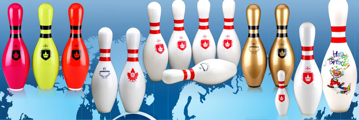 USBC Approved Glow in the Dark Maple Wood Bowling Pins - OEM/ODM