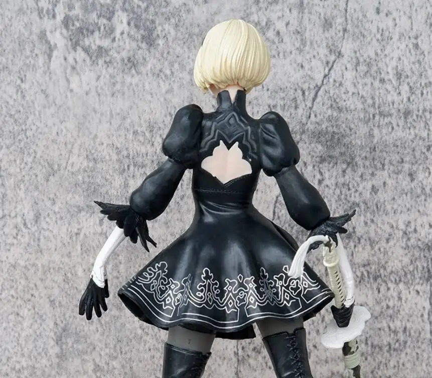 27cm Nier: Automata 2b Anime Pvc Figure Model Toy Collect Decoration ...