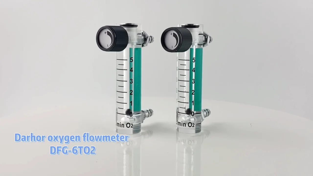 Dfg-6to2 Ce Cheap 5l 10l Oxygen Rotameter Acrylic Medical Oxygen ...