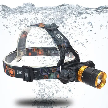 Powerful Xml T6 Led Scuba Diving Headlamp Headlight Zoom Underwater ...