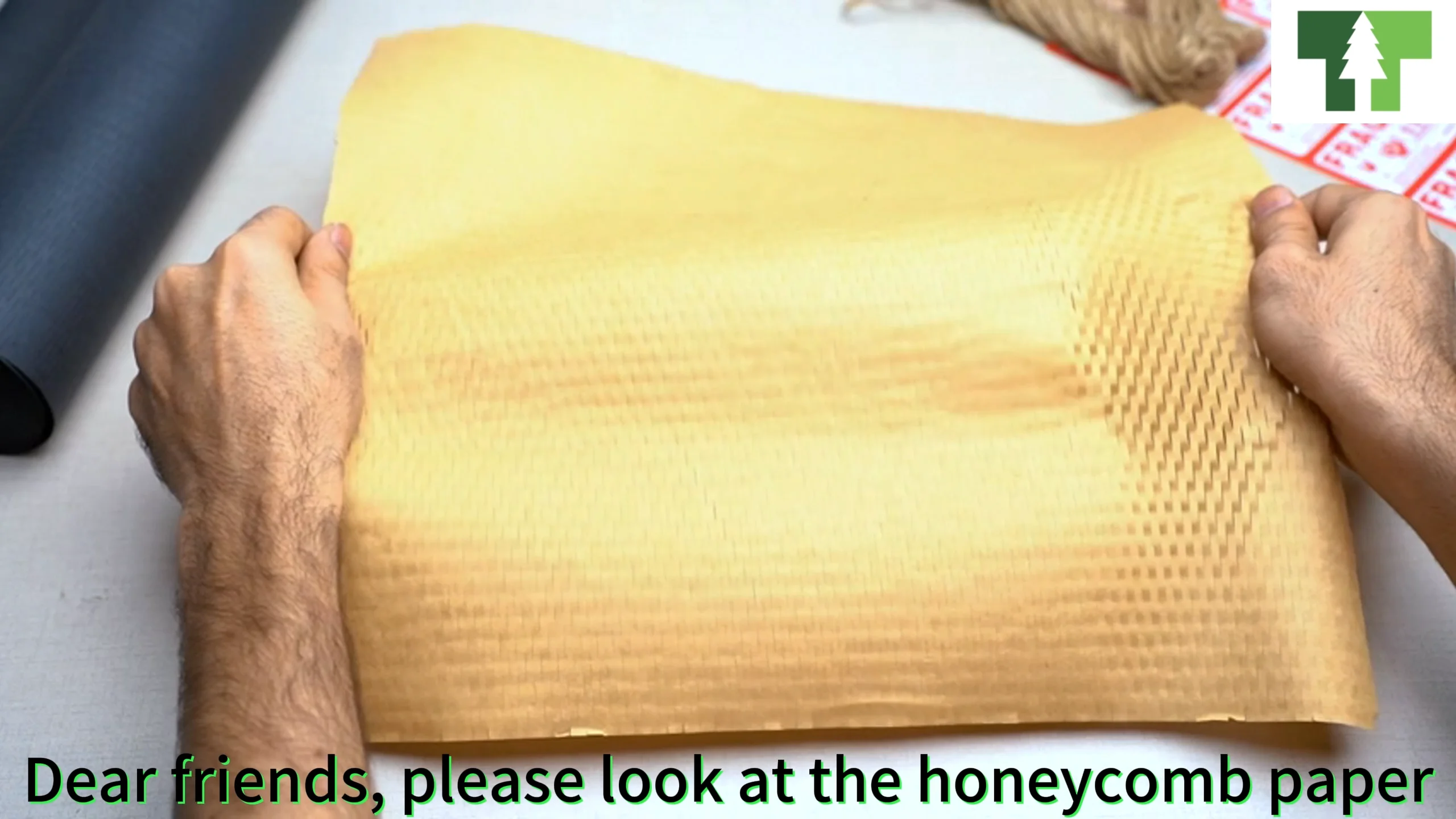 Honeycomb Cushioning Wrap Paper Eco-friendly Kraft Perforated Packing ...