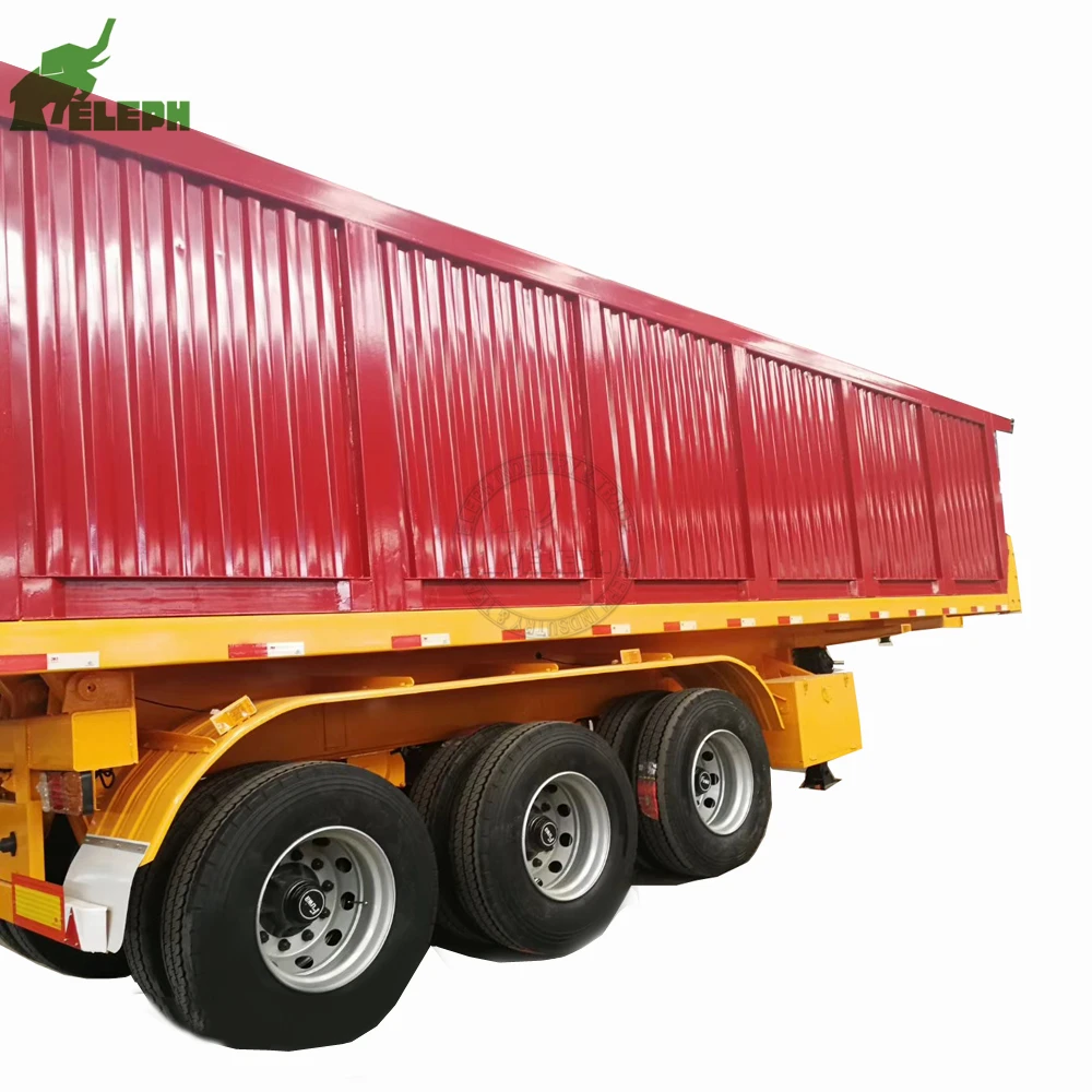 20ft Container Tipper Semitrailer Tipping Container Flatbed Semi ...