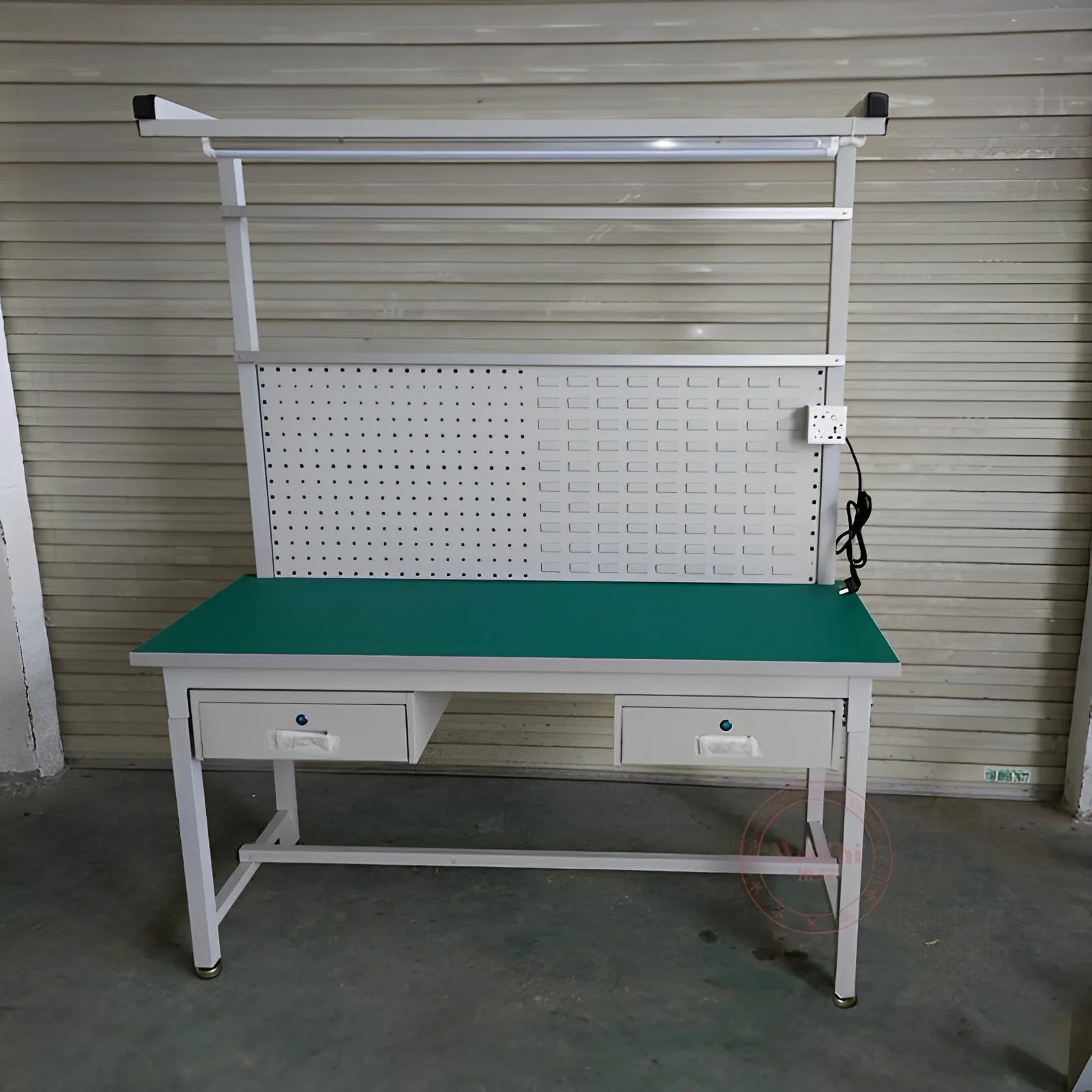 Adjustable ESD Assembly Line Working Table - Stainless Steel