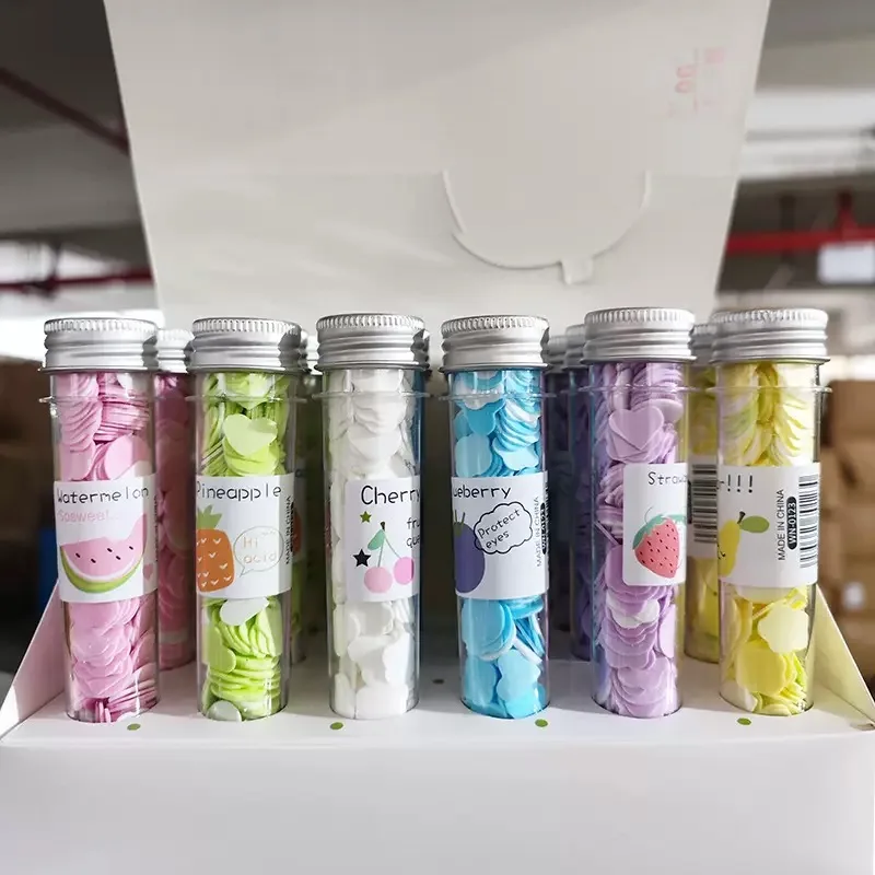 Outdoor Portable Hand Washing Travel Disposable Soap Paper Tube Pack ...