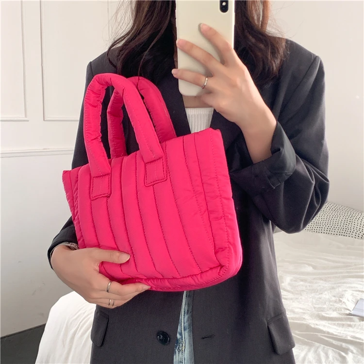 Custom Luxury Stripe Wadding Designer Tote Bag Fashion Handbags
