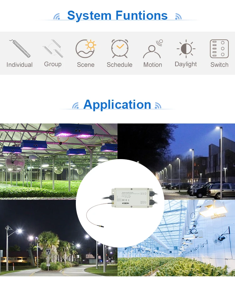 Outdoor Street Lights Around Buildings Industrial Estates Zigbee Led ...