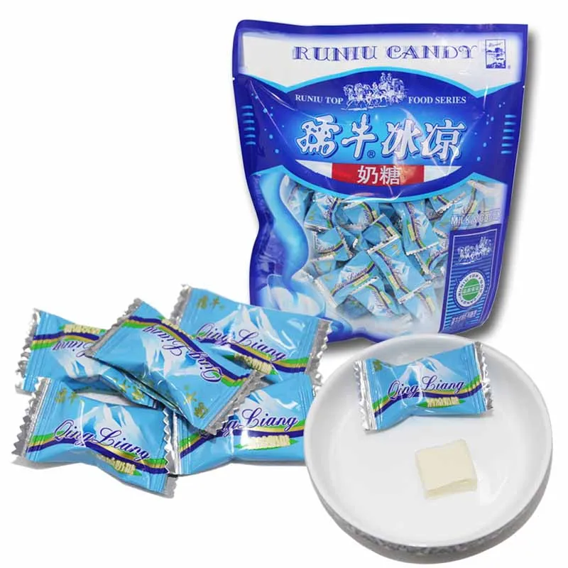 Wholesale Chinese Runiu Soft Cool Milk Chewy Candy