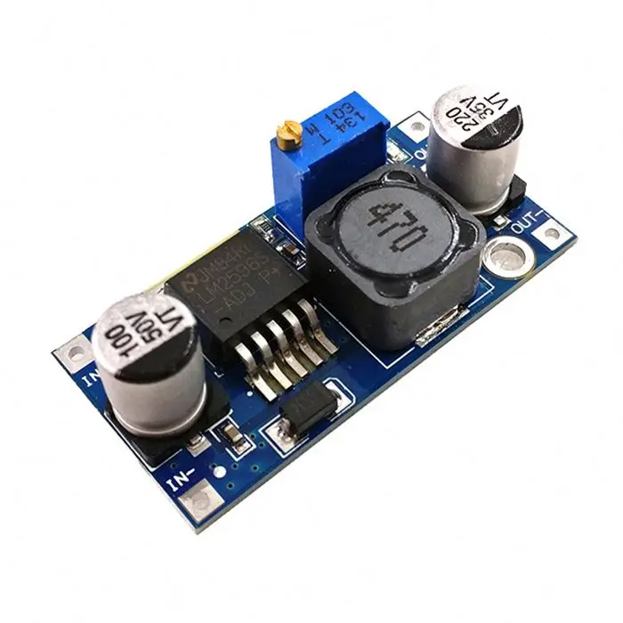 Dc-dc Step-down Power Module 3a Adjustable Buck Module Lm2596 Regulated ...