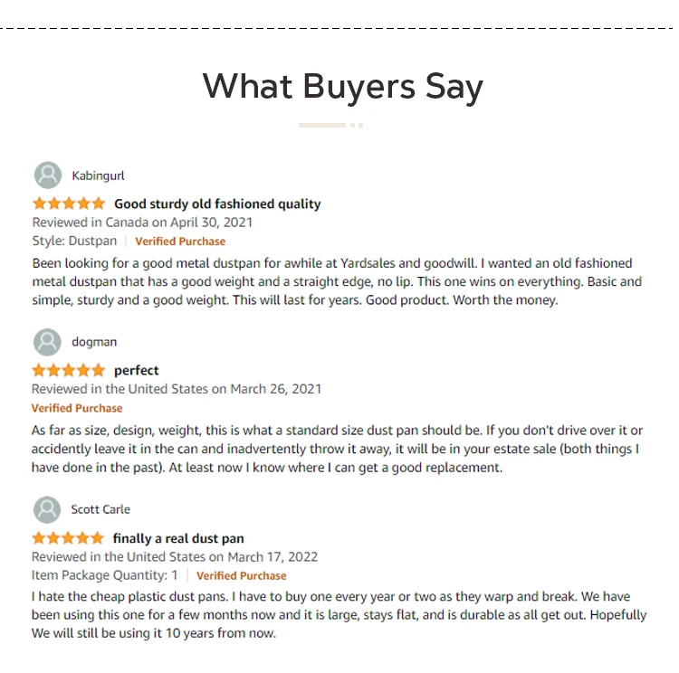 Short Handle Small Black Hand Galvanized Heavy Duty Dust Pan 12-inch ...