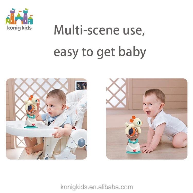 Konig Kids Animal Baby High Chair Toys & Rattle Station With Suction ...