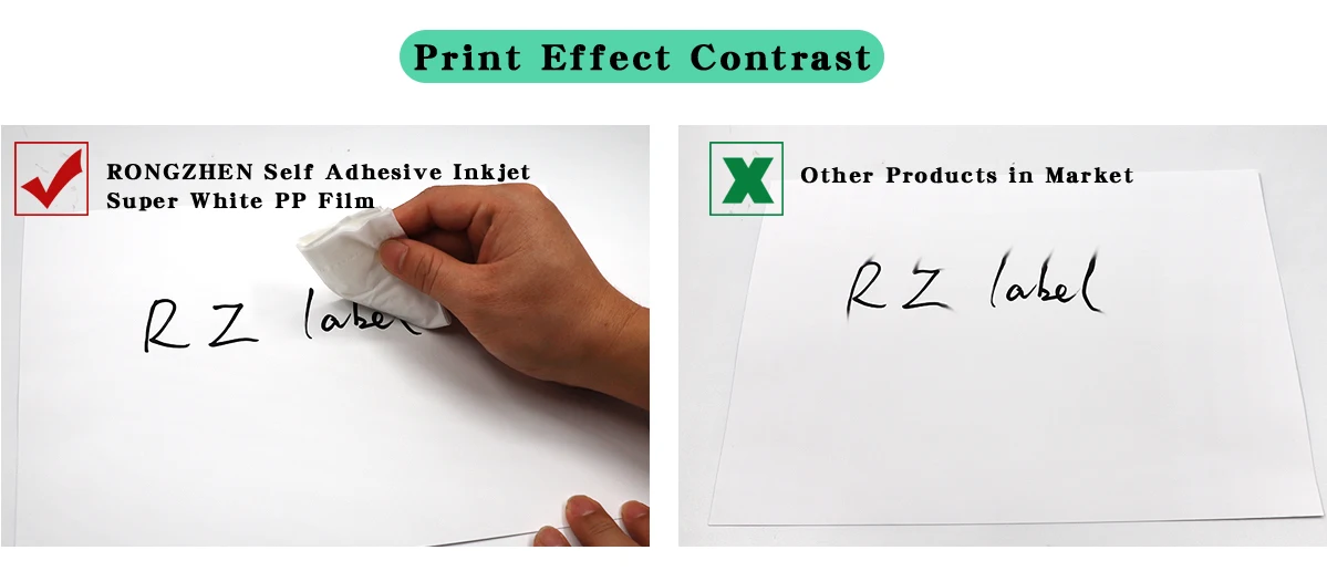 Custom Matte Inkjet Printable Vinyl A4 Sticker Paper Blank Waterproof ...