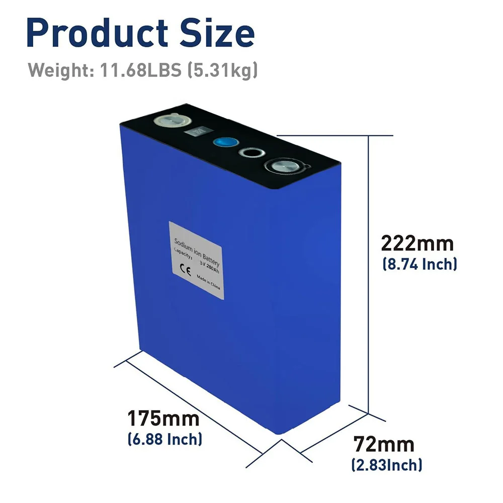 Firsola Sib Sodium Ion Battery 3v 280ah Battery For Energy Storage ...