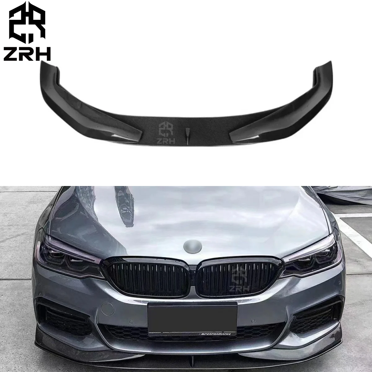 Carbon Fiber AC Style Front Lip For BMW 5 Series G30 G38 Front Bumper Lip body kit| Alibaba.com