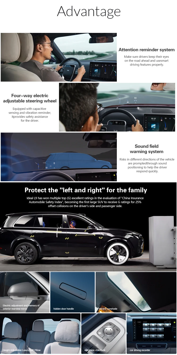 2023 Electric Vehicle Lixiang Lixiang Ideal Car L9 L8 L9 Pro Max Hybrid Suv 2023 Lixiang L9 L8 ...